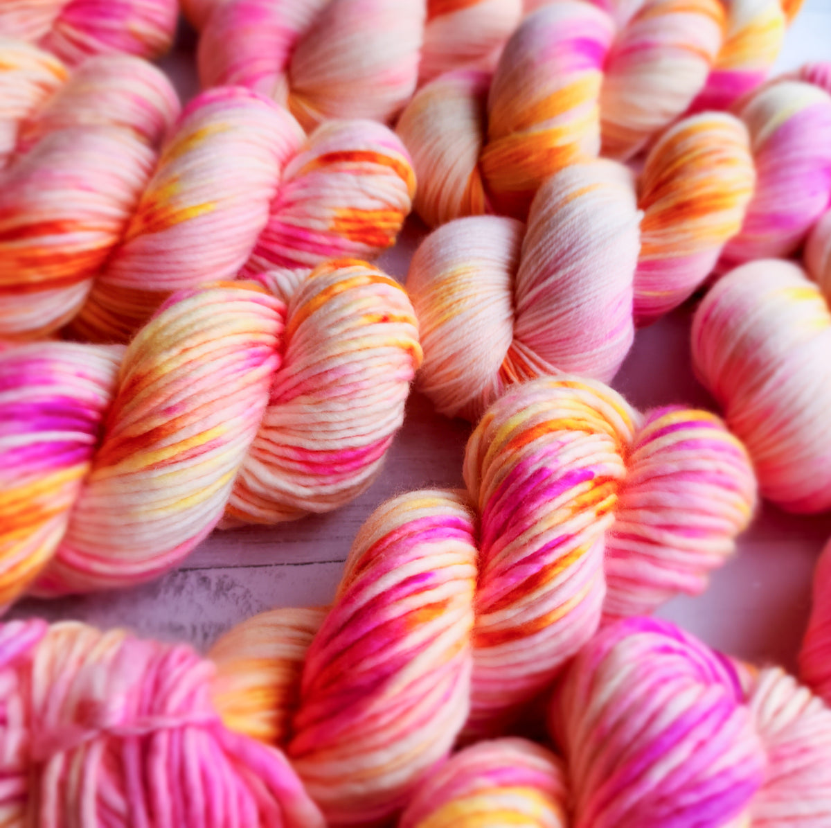 4 ply yarn– RAINBOWS + SPRINKLES