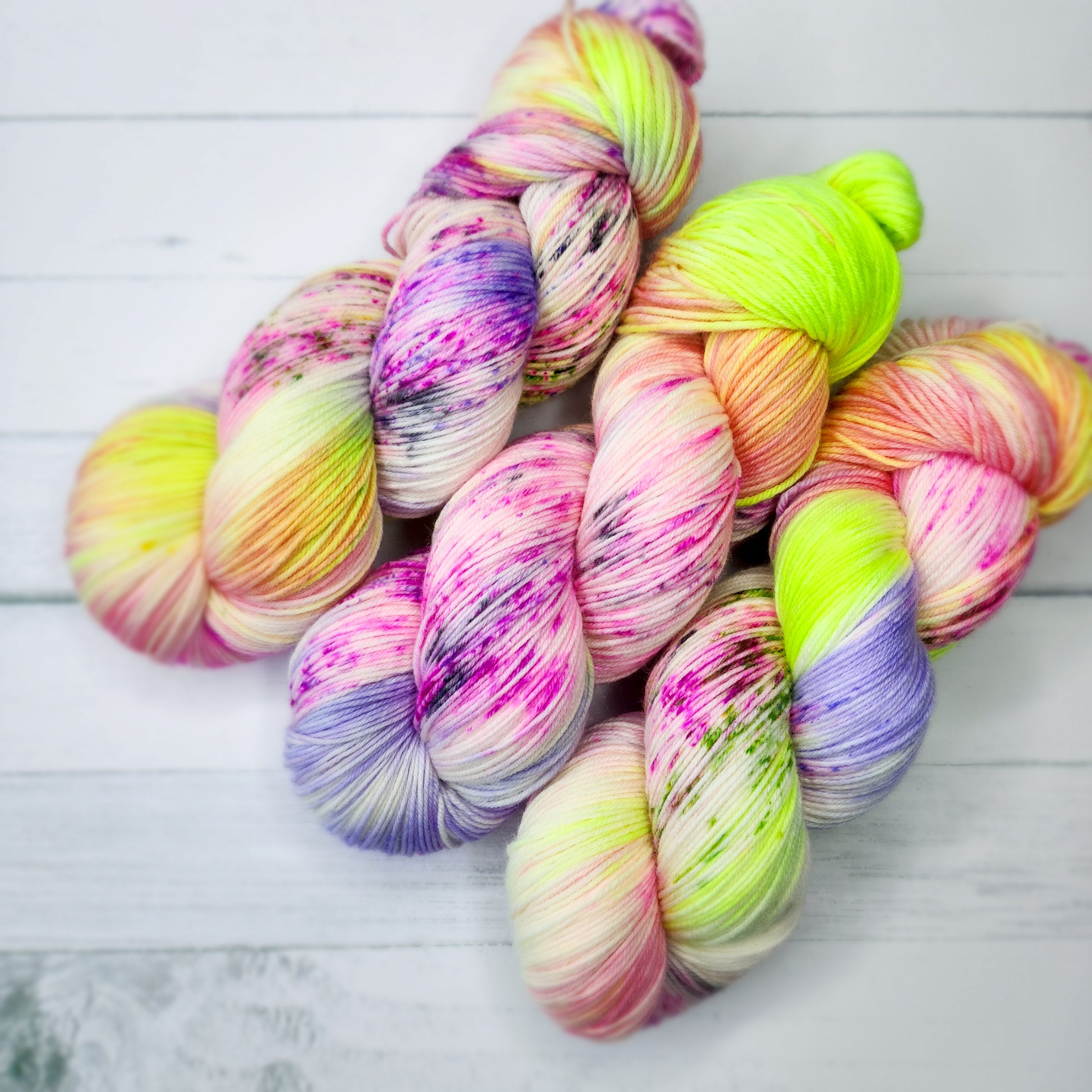 4 ply yarn– RAINBOWS + SPRINKLES