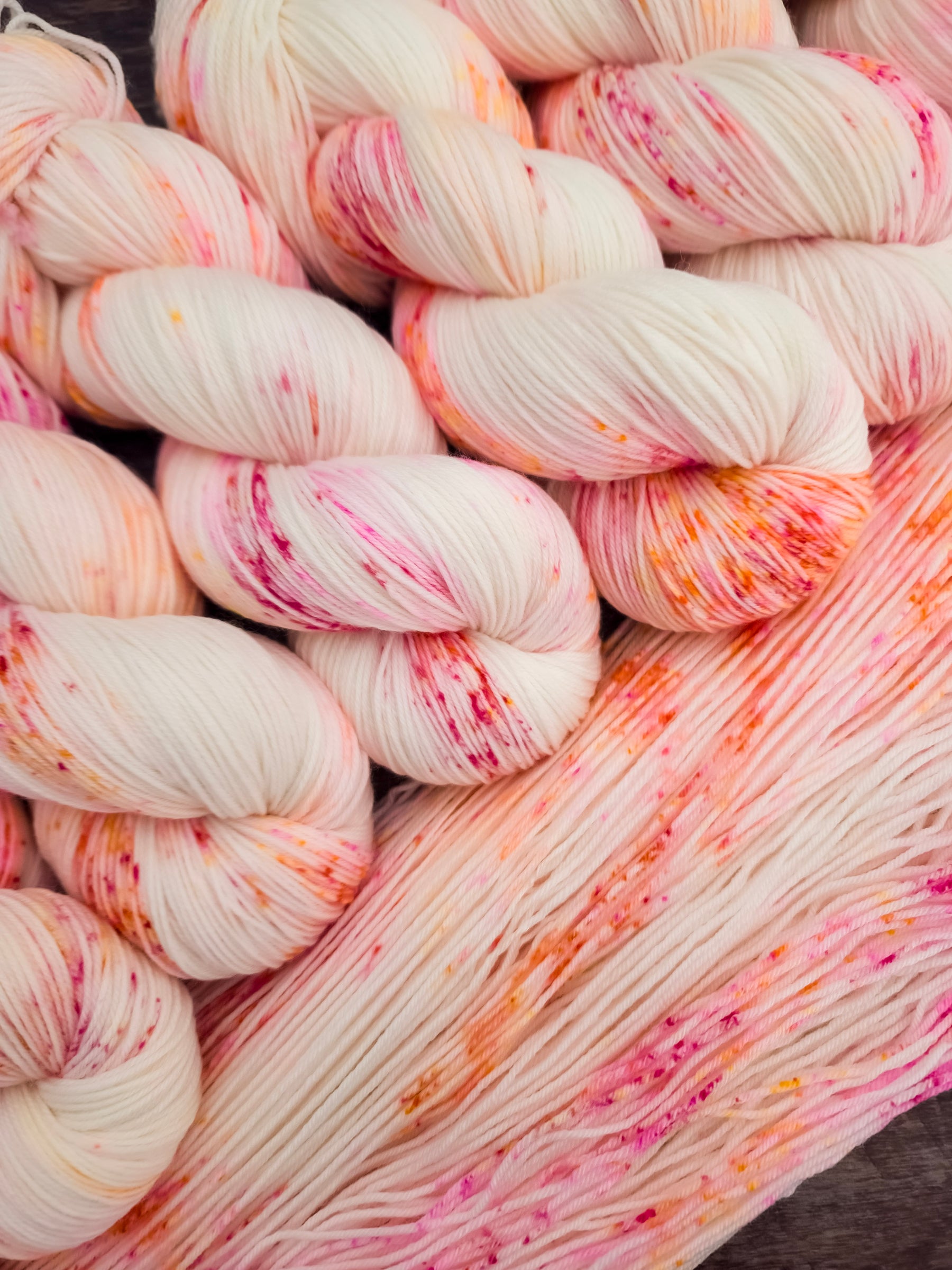 4 ply yarn– RAINBOWS + SPRINKLES
