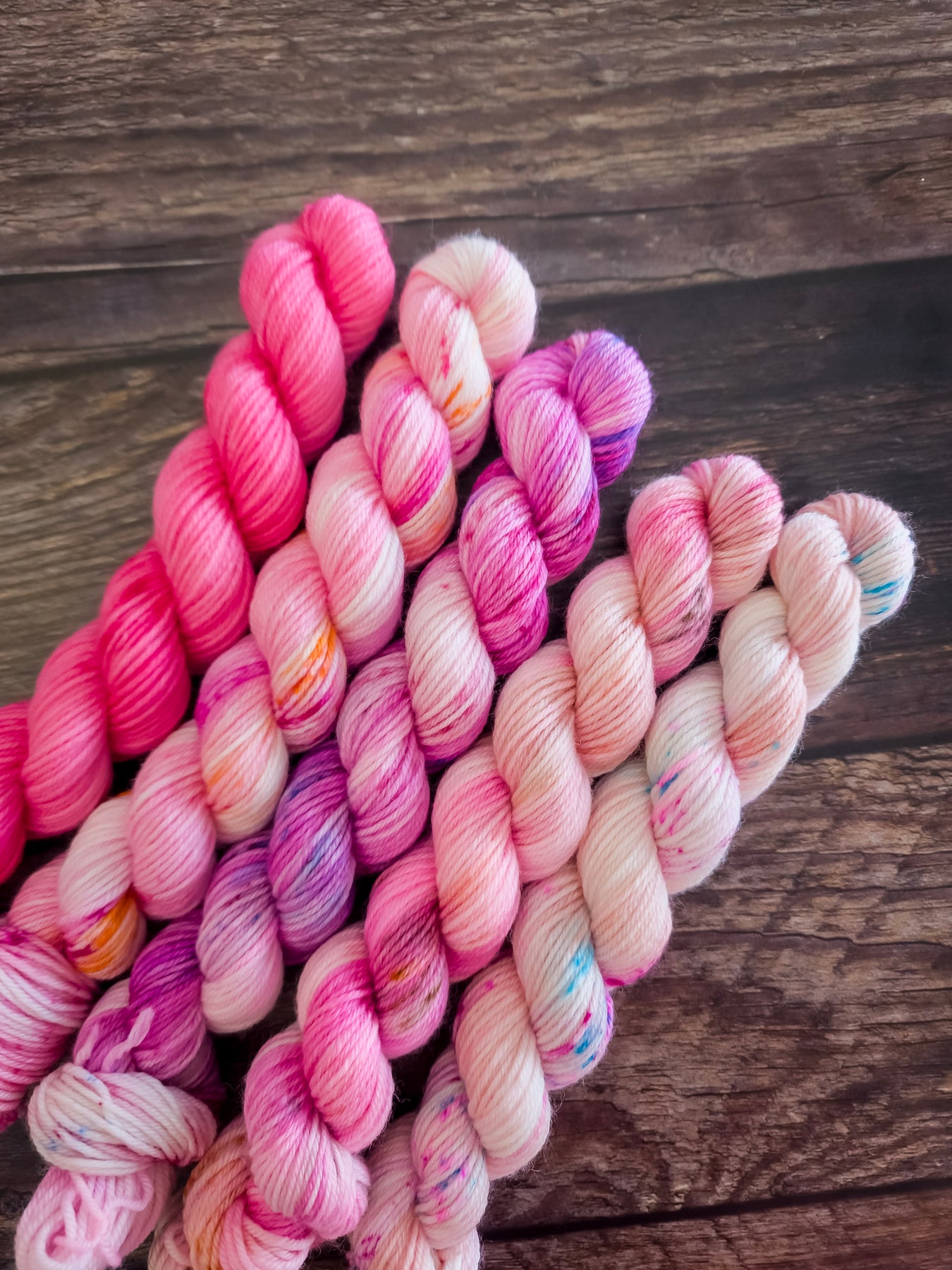 4 ply yarn– RAINBOWS + SPRINKLES