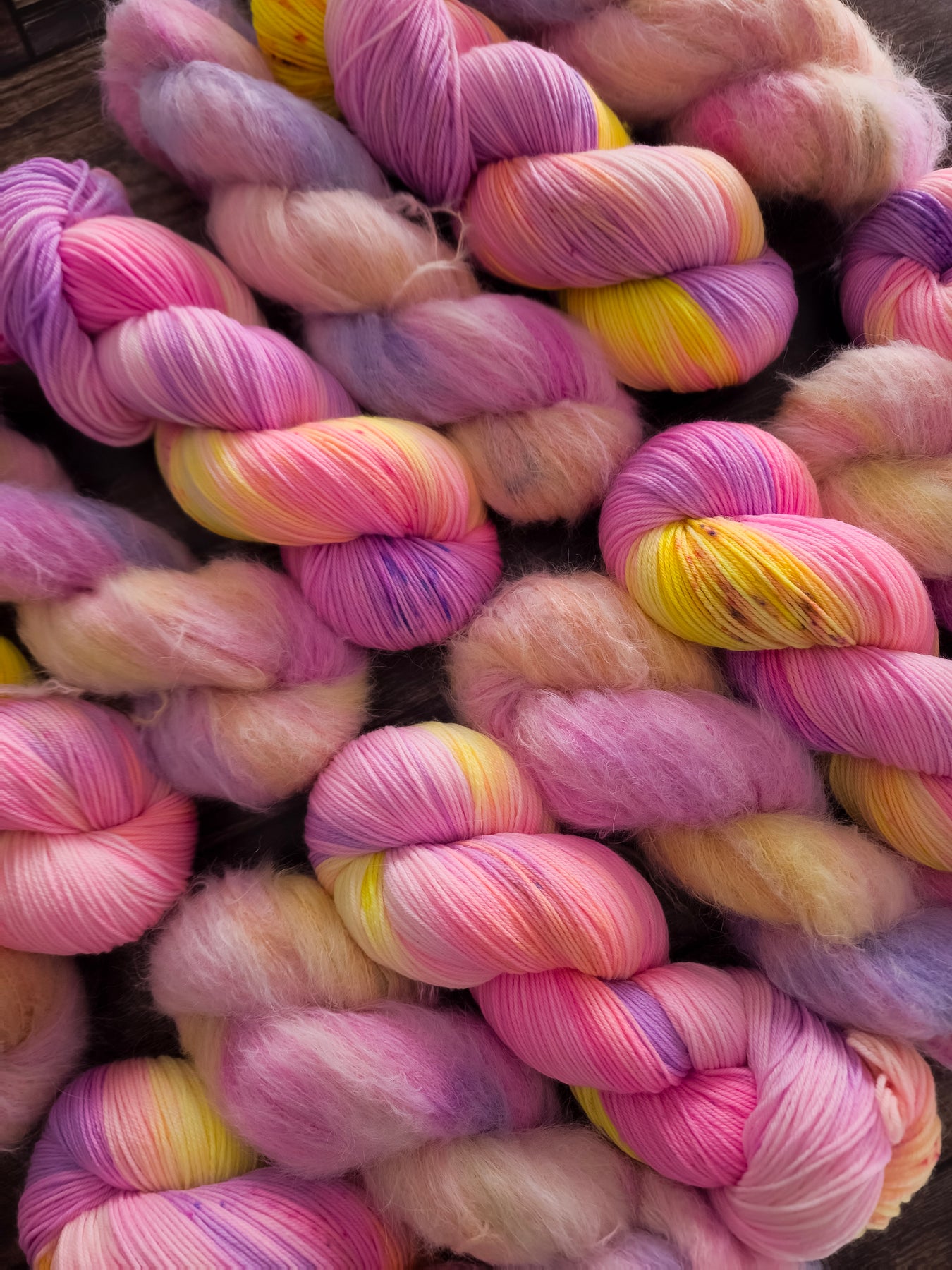 4 ply yarn– RAINBOWS + SPRINKLES