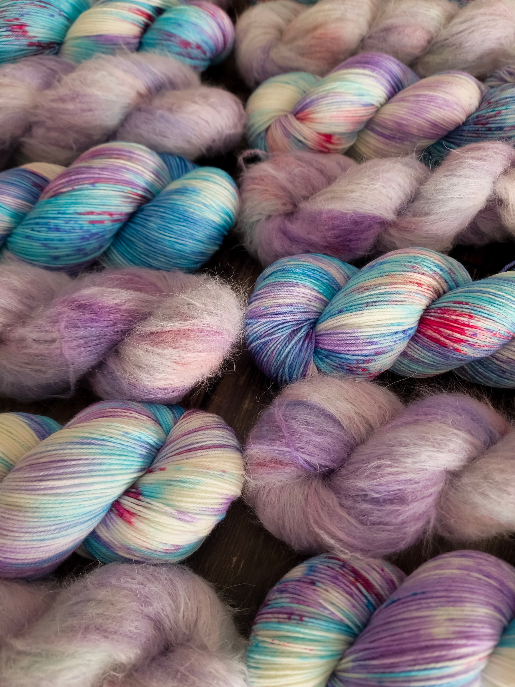 4 ply yarn– RAINBOWS + SPRINKLES