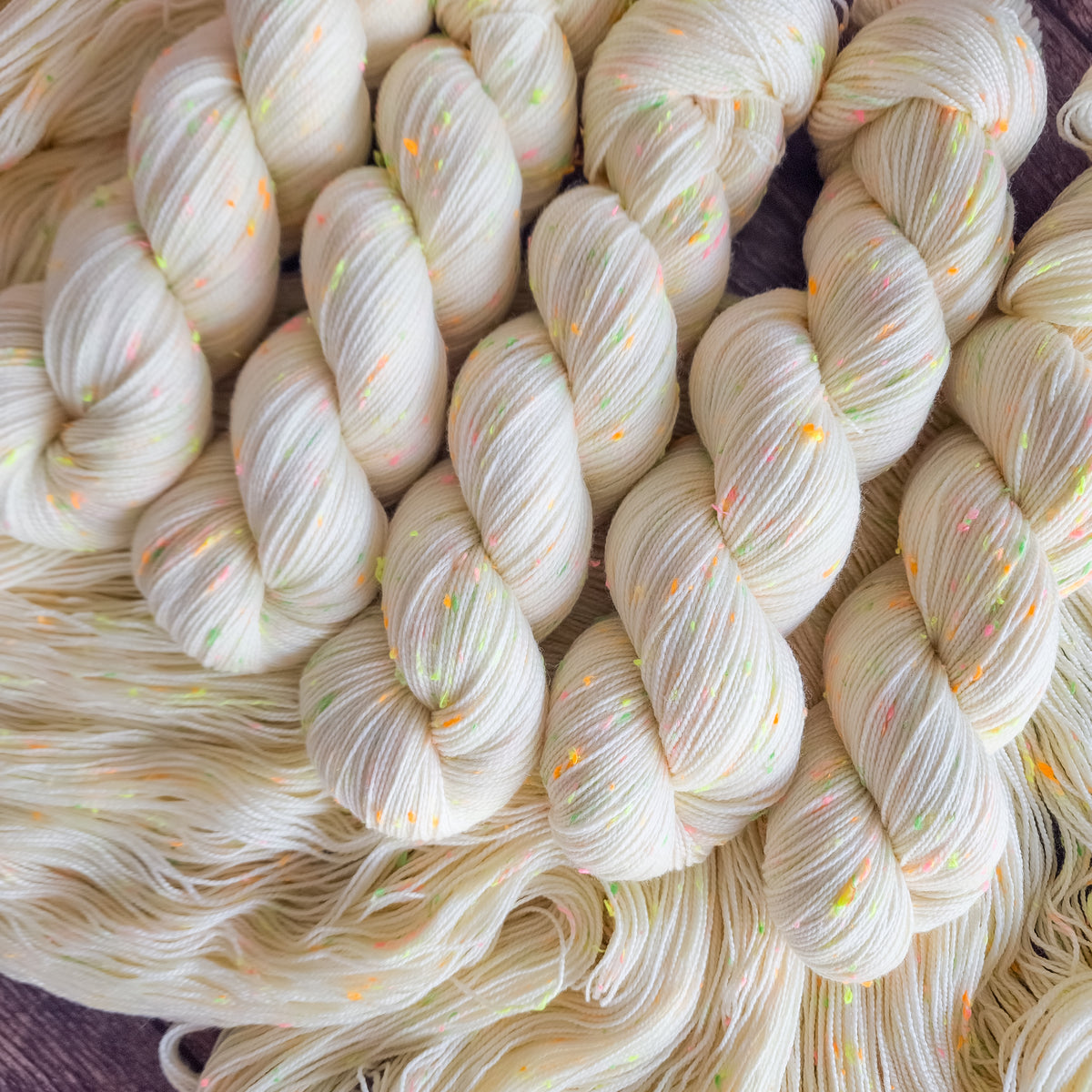 4 ply yarn– RAINBOWS + SPRINKLES