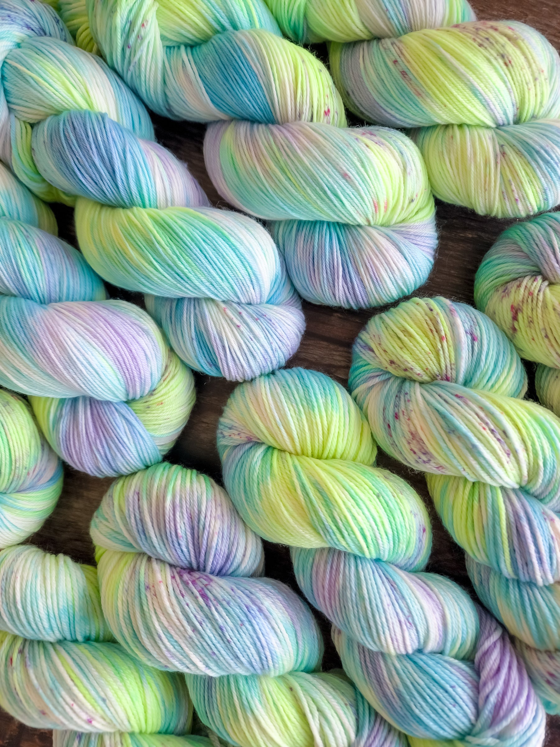 4 ply yarn– RAINBOWS + SPRINKLES