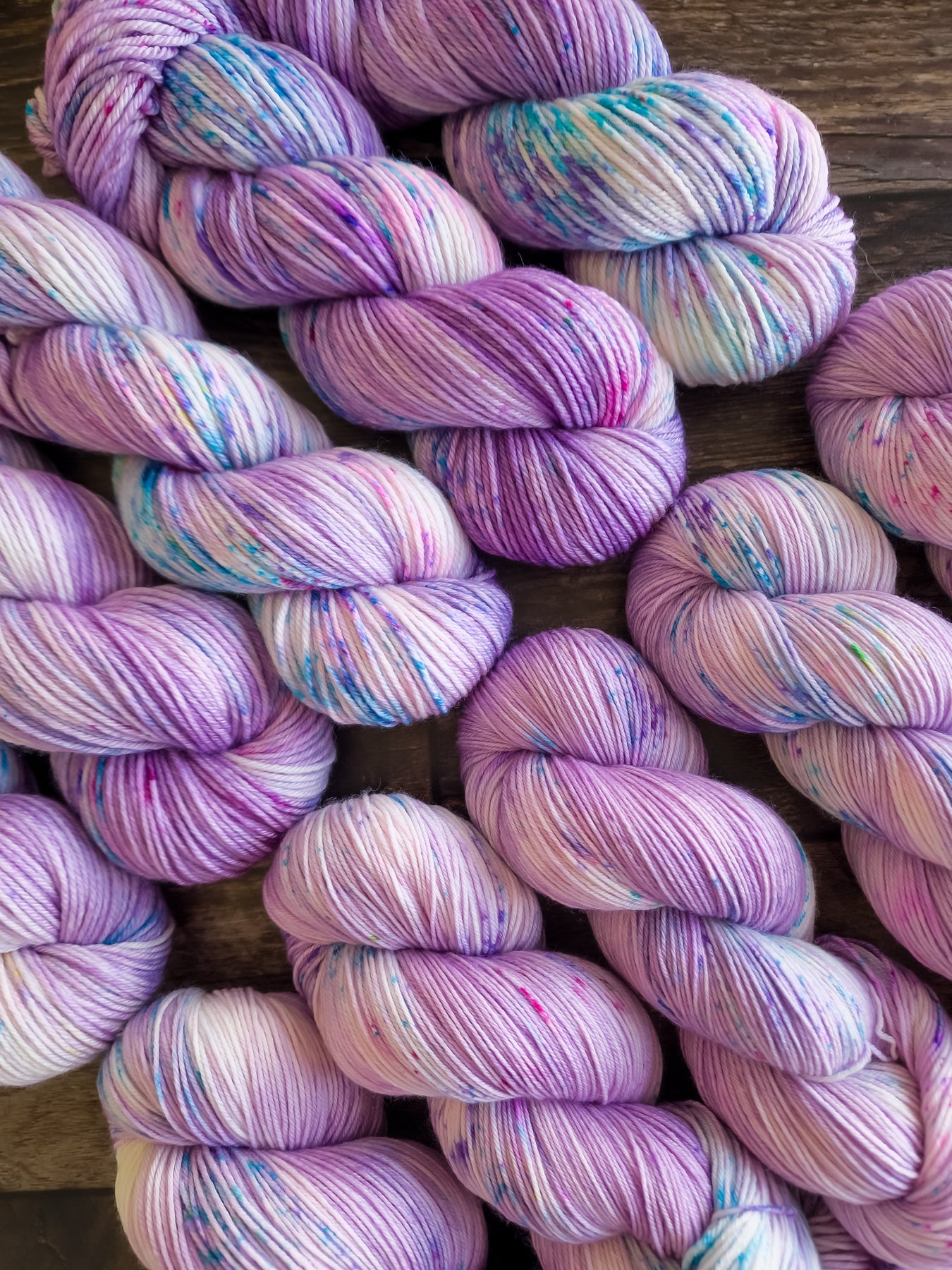 4 ply yarn– RAINBOWS + SPRINKLES