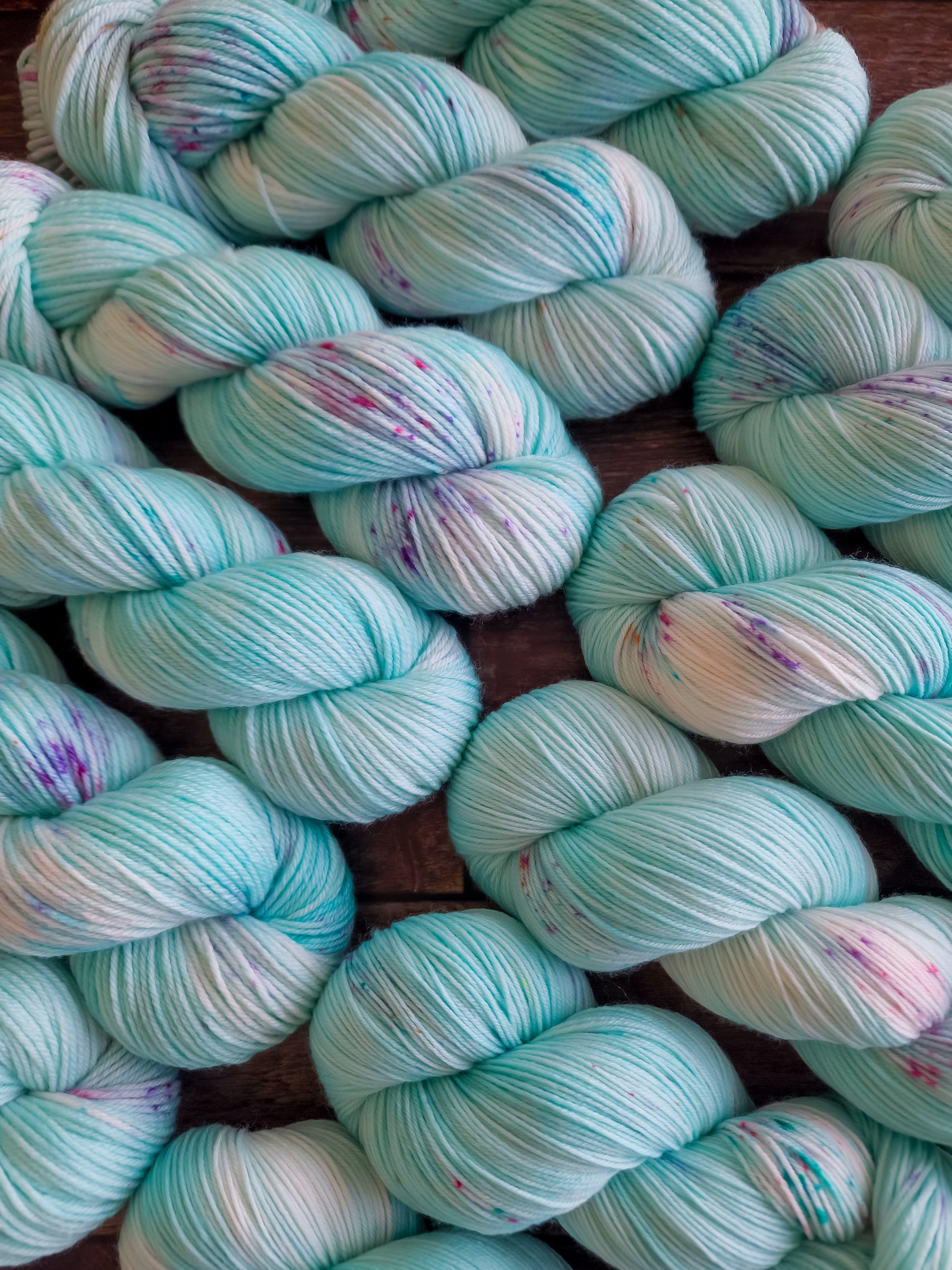 4 ply yarn– RAINBOWS + SPRINKLES