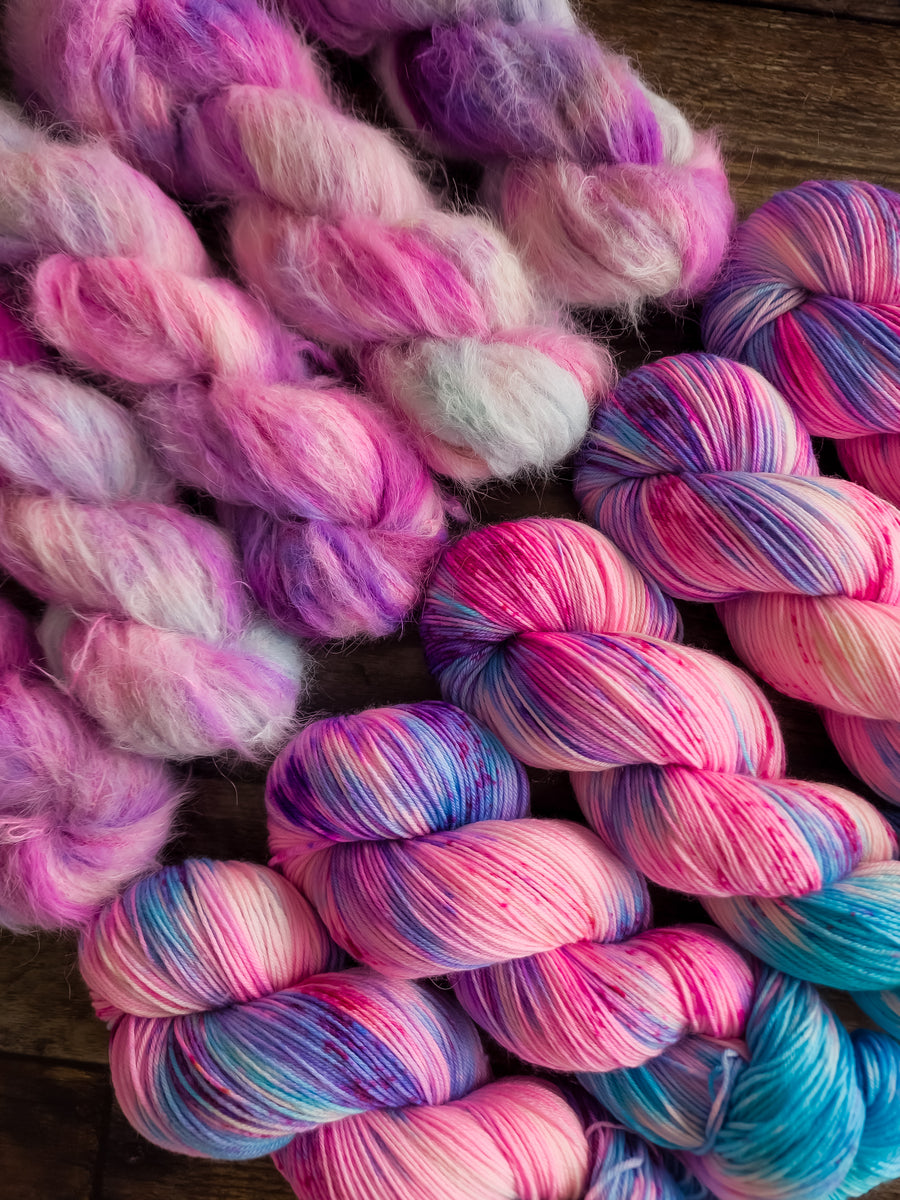4 ply yarn– RAINBOWS + SPRINKLES