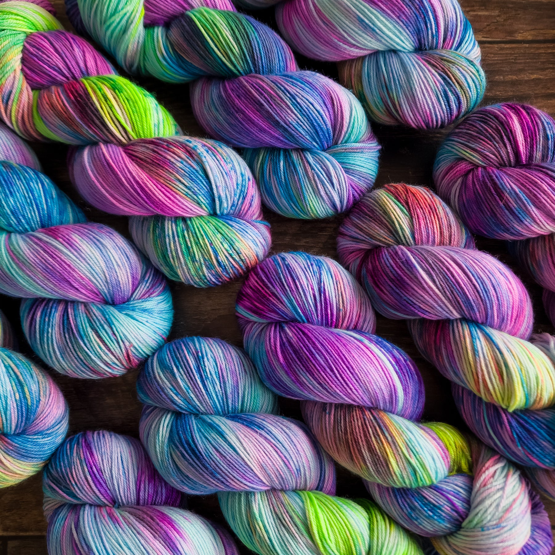 4 ply yarn– RAINBOWS + SPRINKLES