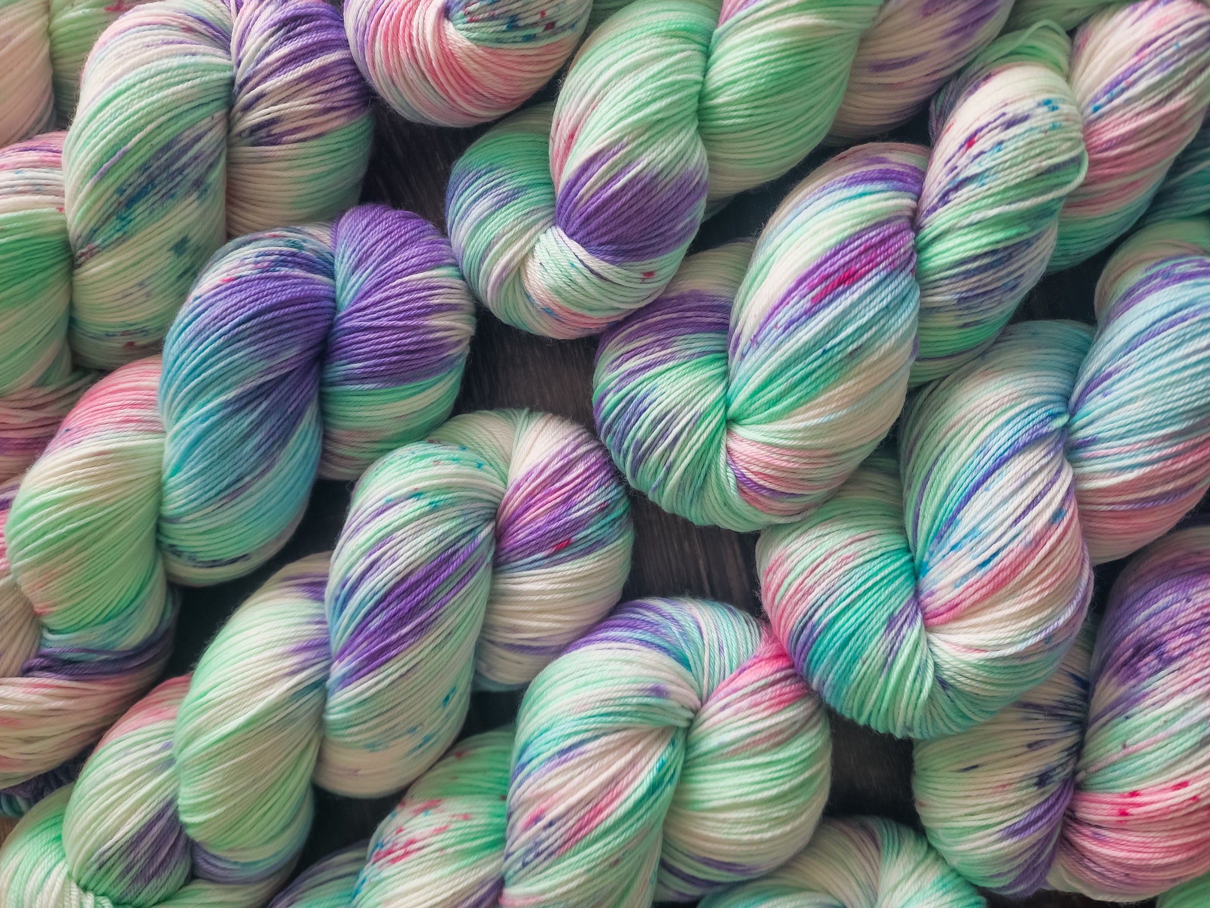 4 ply yarn– RAINBOWS + SPRINKLES