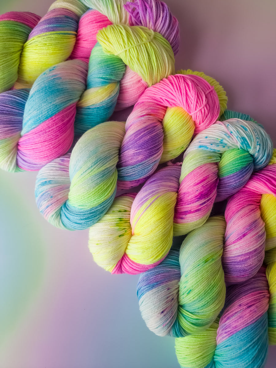 4 ply yarn– RAINBOWS + SPRINKLES