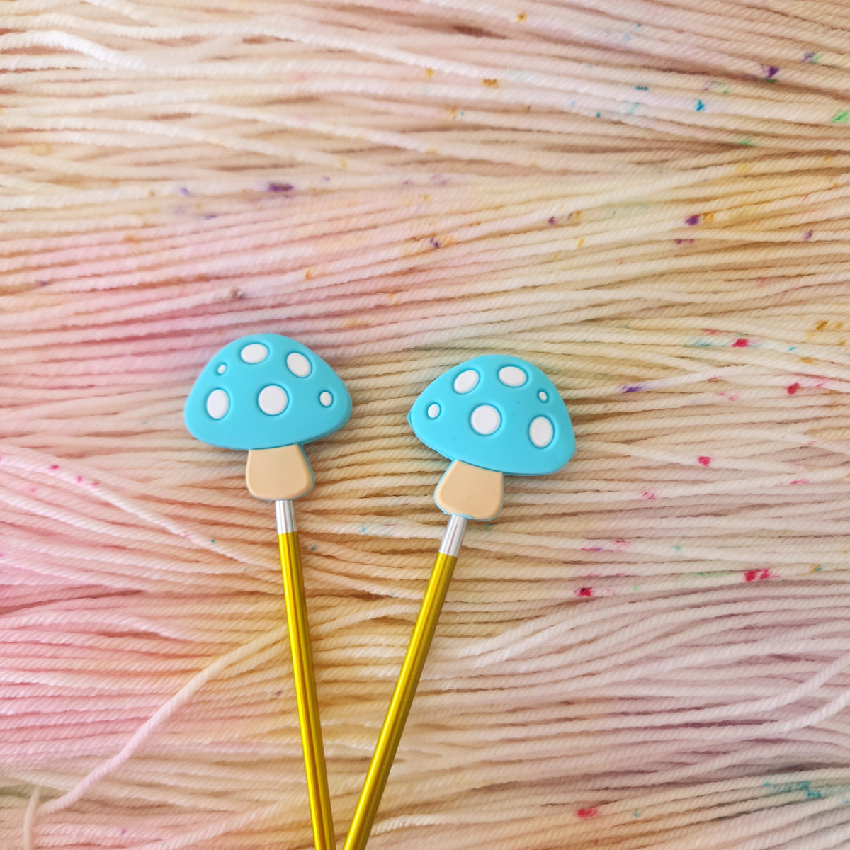 Toadstool Needle Stoppers– RAINBOWS + SPRINKLES