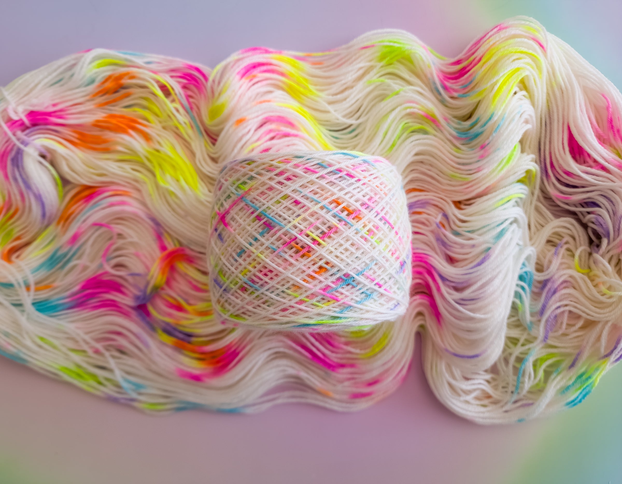 4 ply yarn– RAINBOWS + SPRINKLES