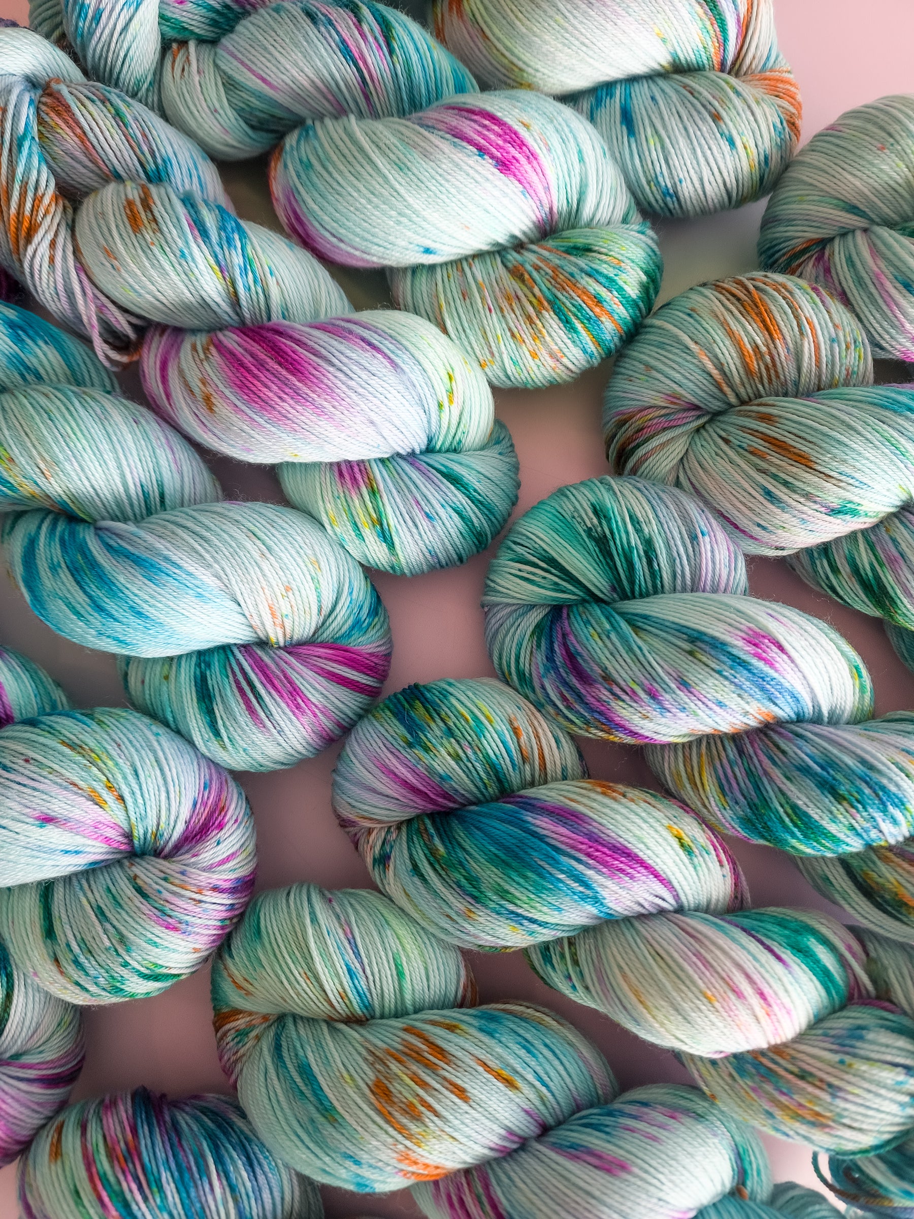 4 ply yarn– RAINBOWS + SPRINKLES