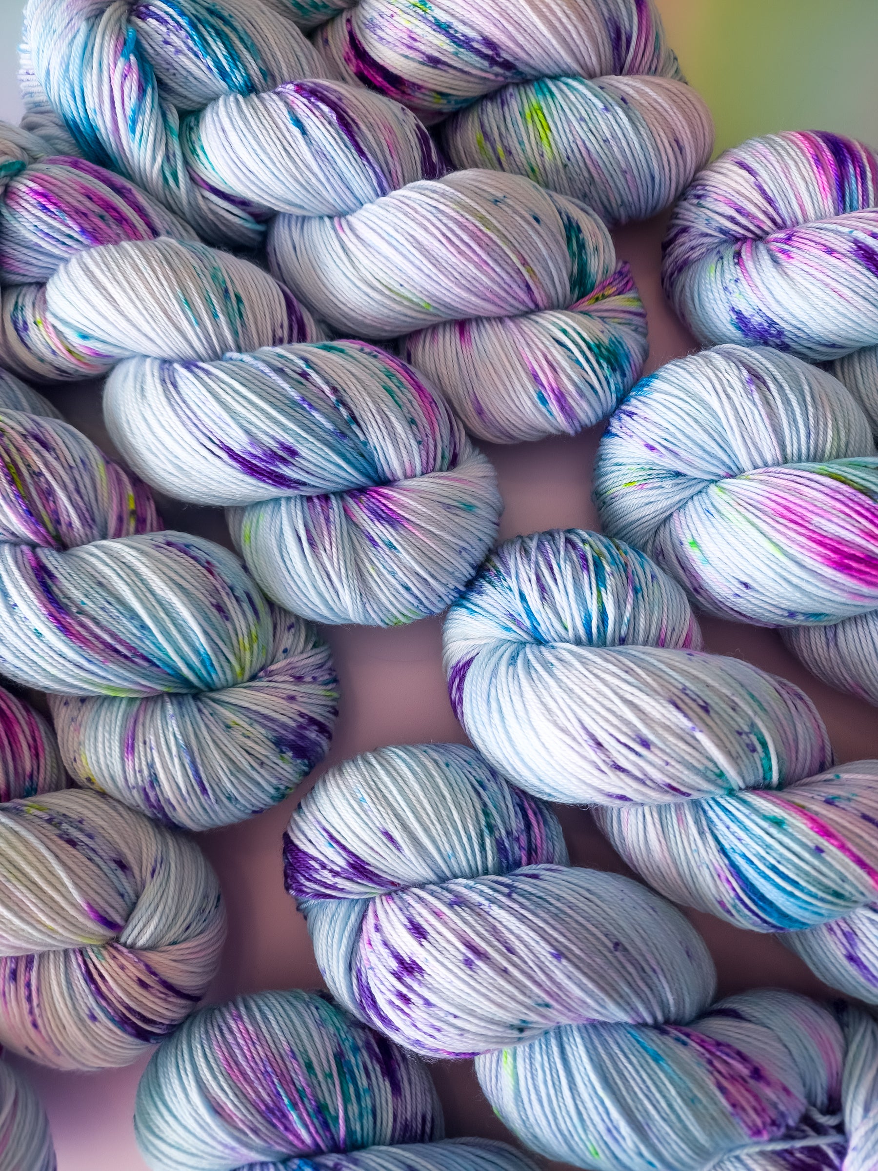 4 ply yarn– RAINBOWS + SPRINKLES