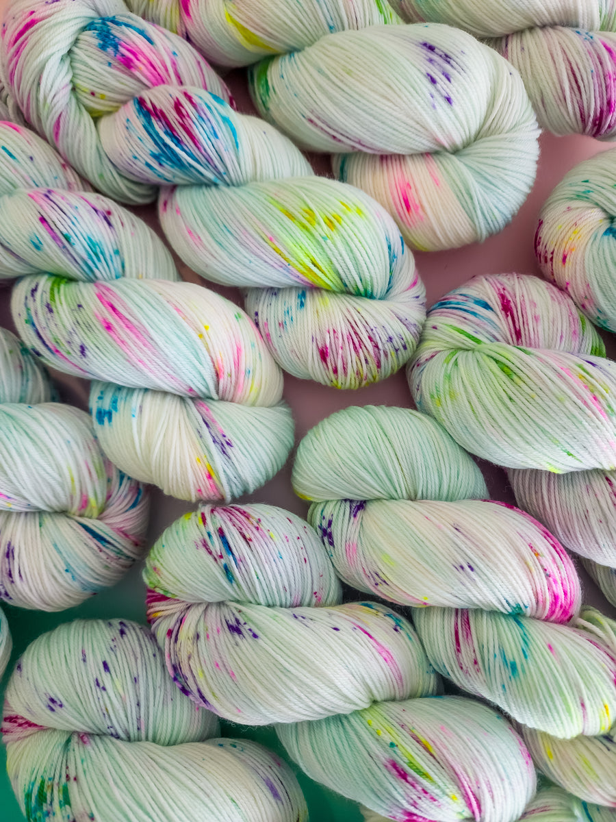 4 ply yarn– RAINBOWS + SPRINKLES