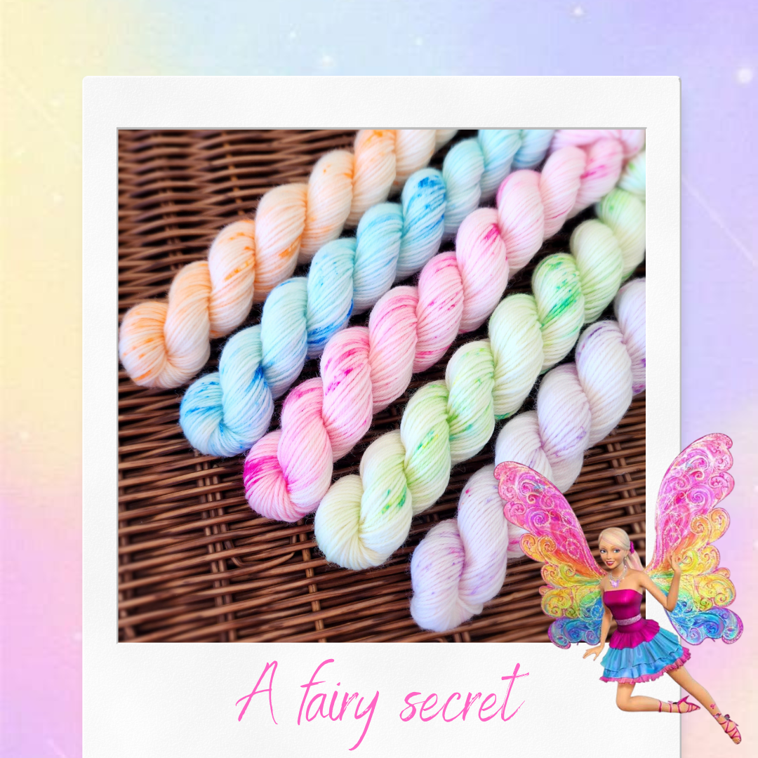 4 ply yarn– RAINBOWS + SPRINKLES