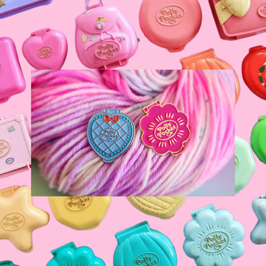 Polly pocket enamel pin– RAINBOWS + SPRINKLES