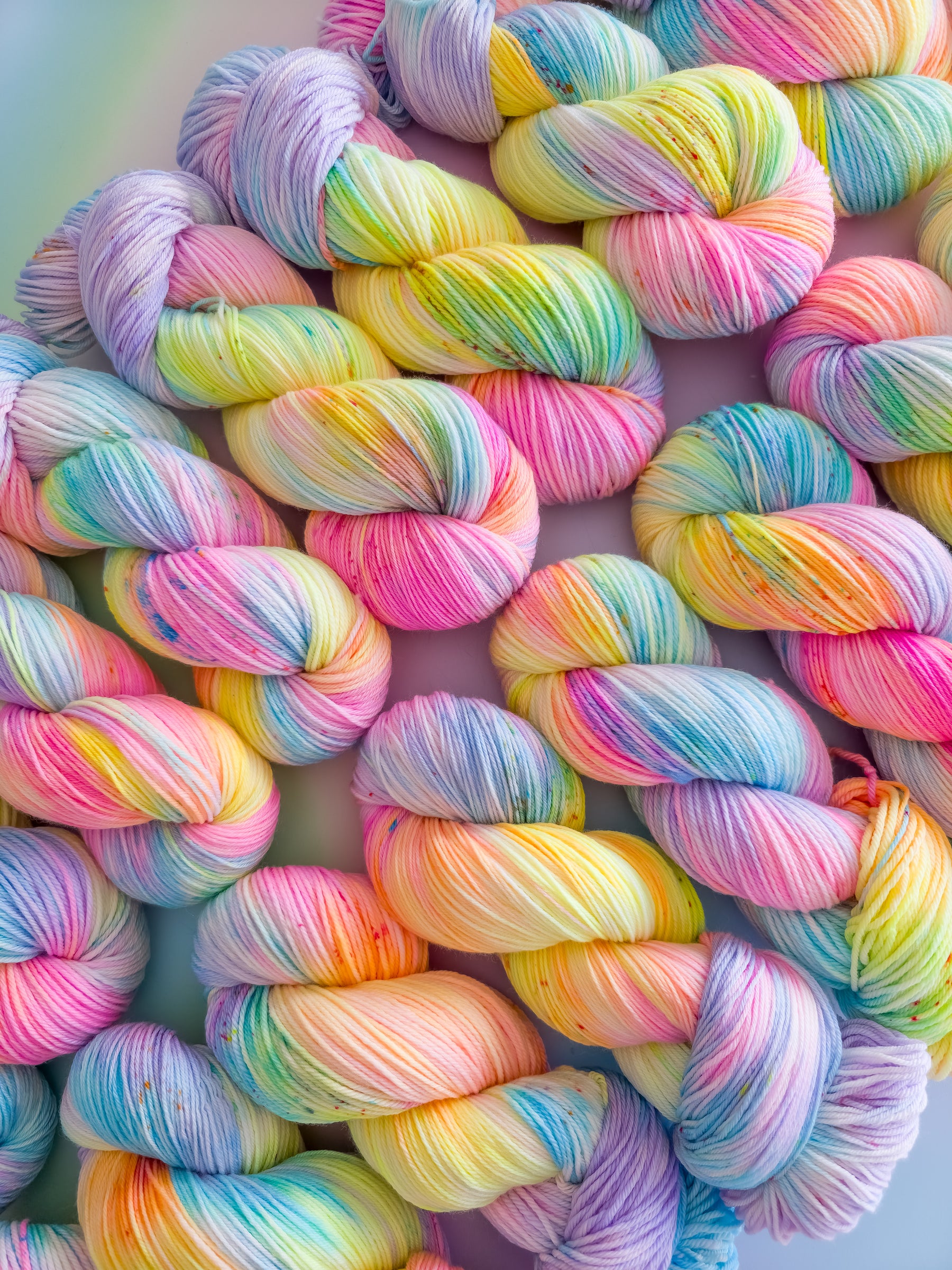 4 ply yarn– RAINBOWS + SPRINKLES