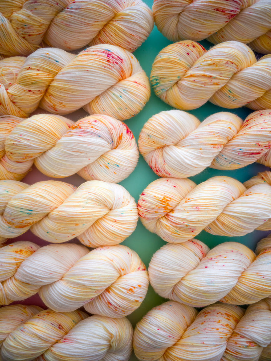 4 ply yarn– RAINBOWS + SPRINKLES