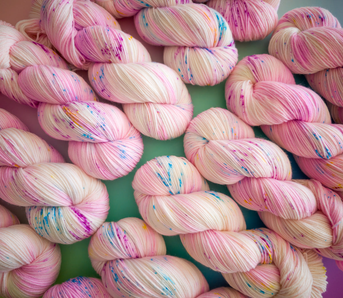 4 ply yarn– RAINBOWS + SPRINKLES