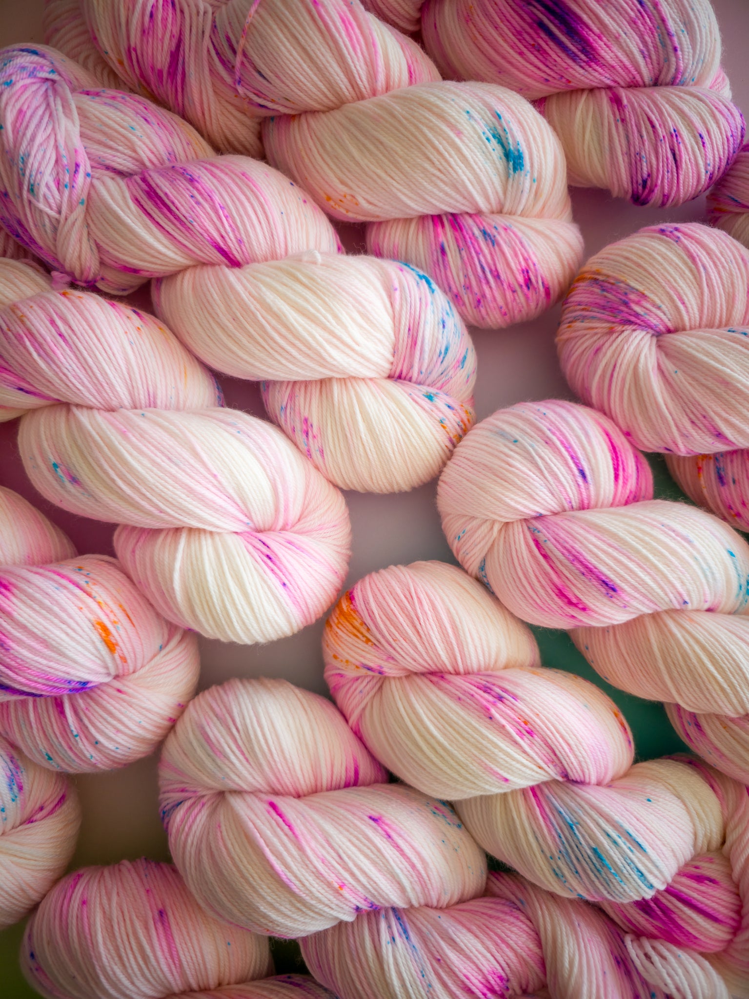 4 ply yarn– RAINBOWS + SPRINKLES