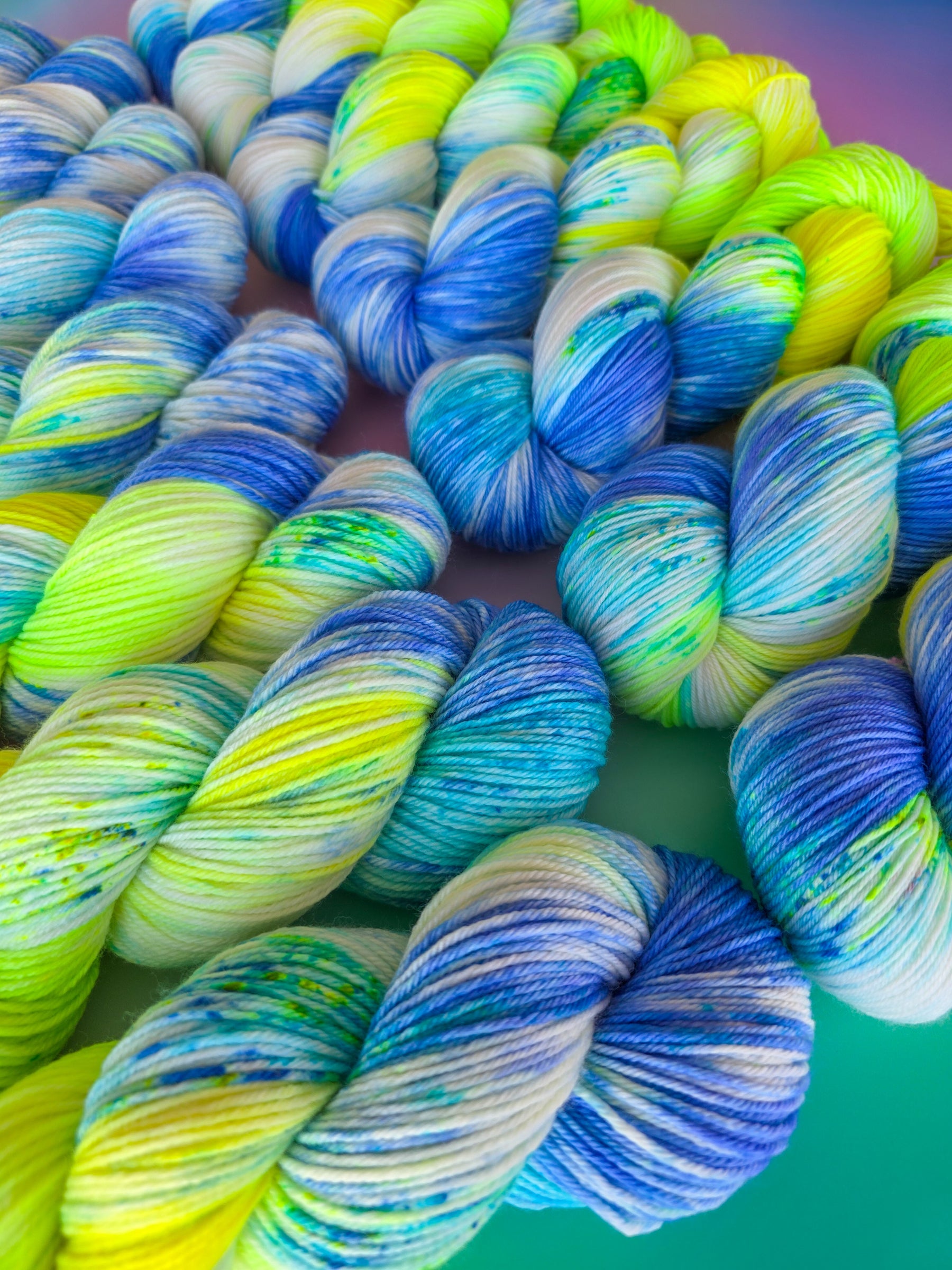 4 ply yarn– RAINBOWS + SPRINKLES
